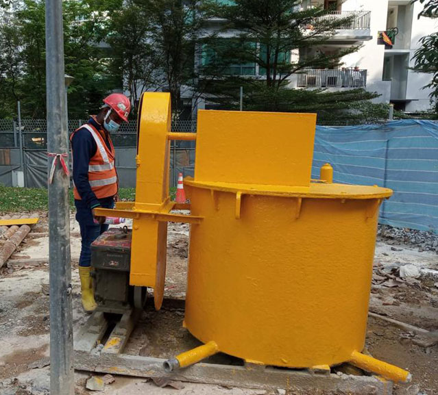 Geotechnical Services Work Survey Singapore | Bored Micro piling | Soil ...