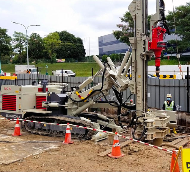 Geotechnical Services Work Survey Singapore | Bored Micro piling | Soil ...